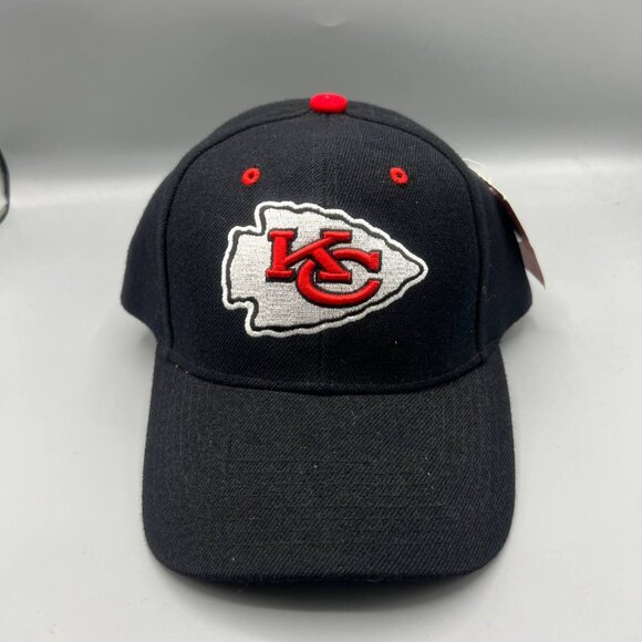 Reebok | Accessories | Vintage Kansas City Chiefs Hat Men Black Reebok ...